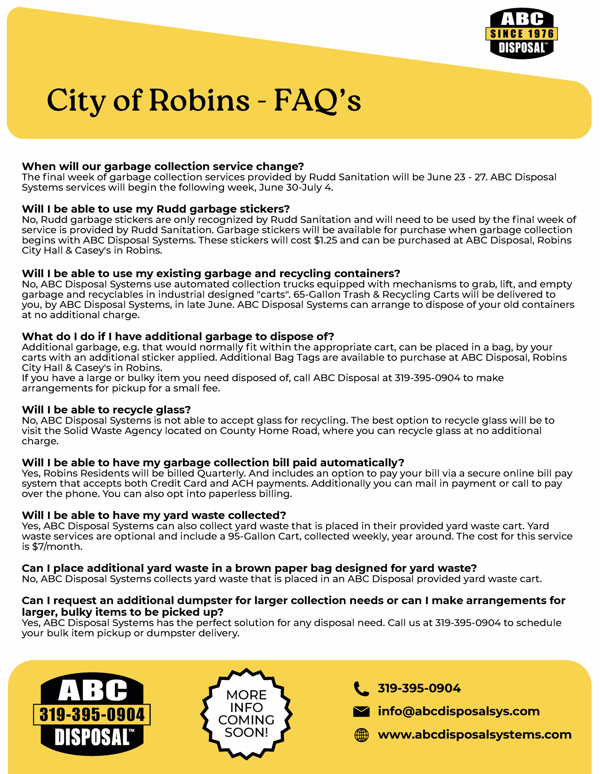 Robins News | City of Robins